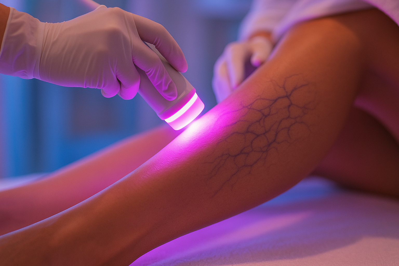 Laser Varice- Telangiectazii- Vene Panza de Paianjen- Tratament Varice